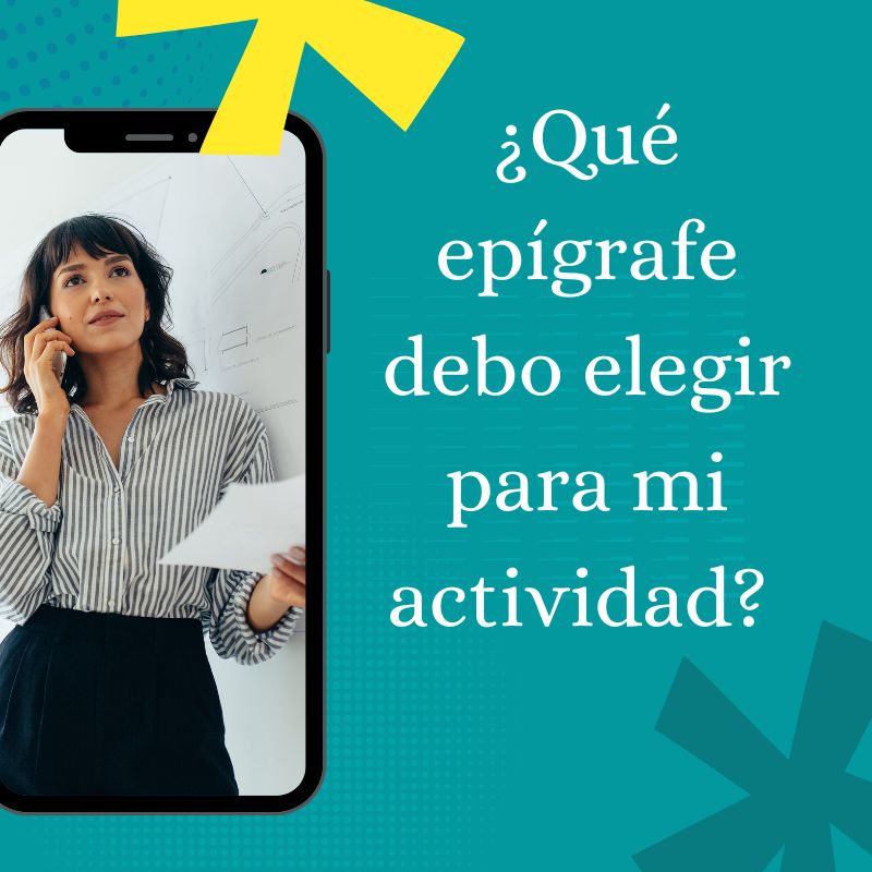 ¿Qué epígrafe debo elegir para mi actividad? - Asesores Cloud